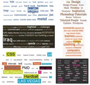 Text (term, word, tag) Clouds | Internet with a Brain